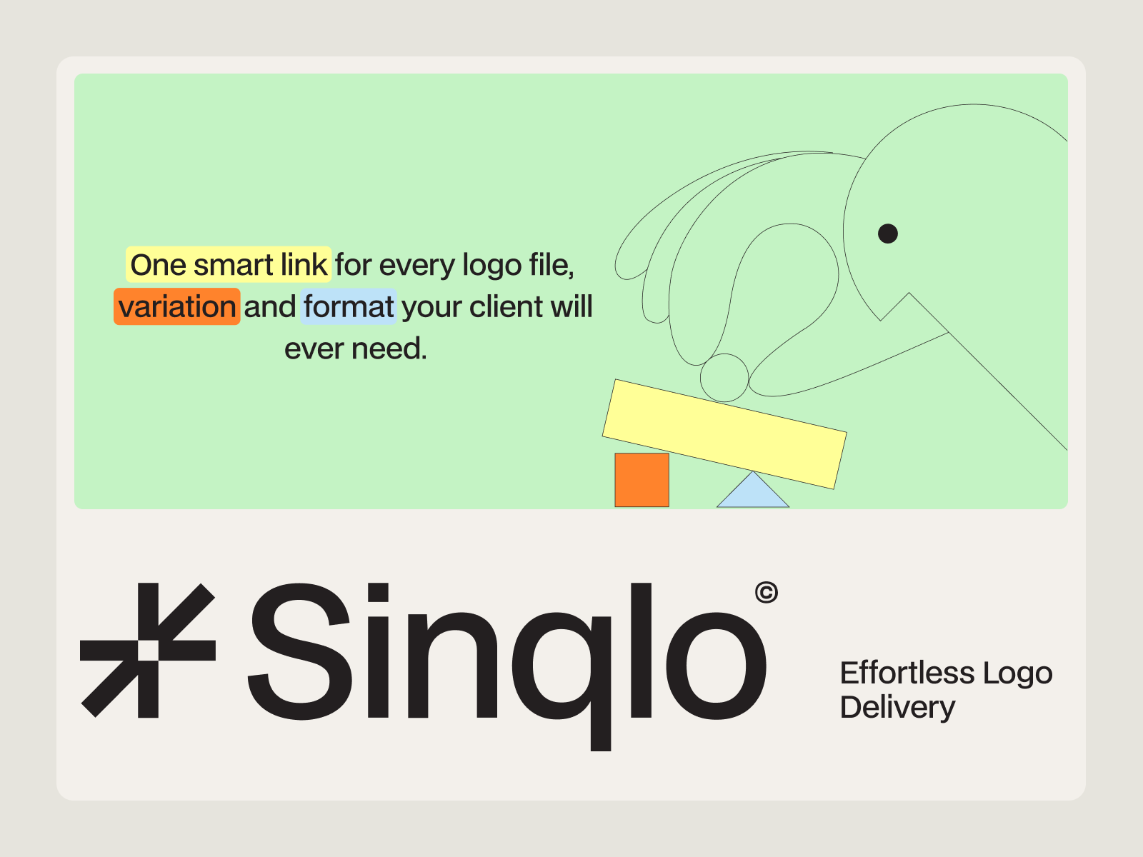 Sinqlo - Logo Management Tool - Awwwards Market
