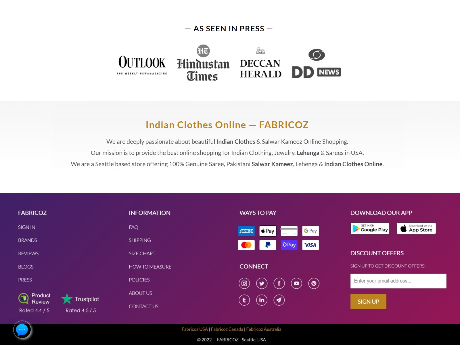 Footer Awwwards