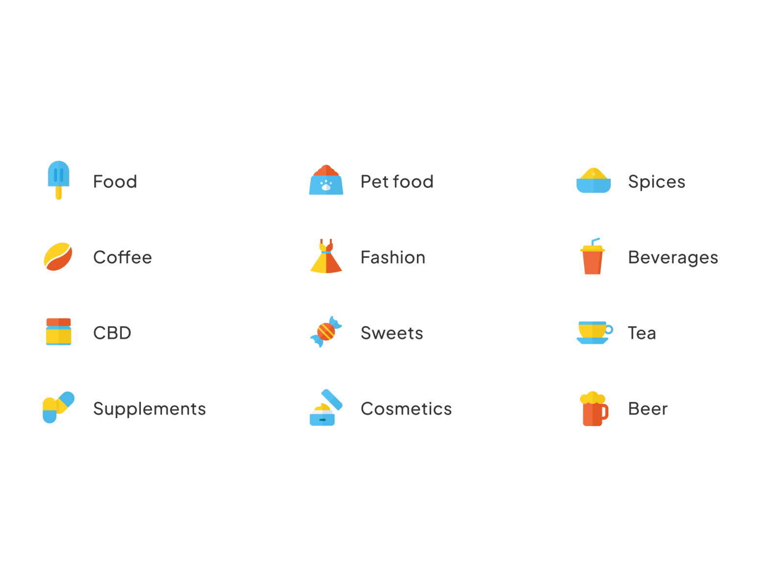 Categories Icons Awwwards