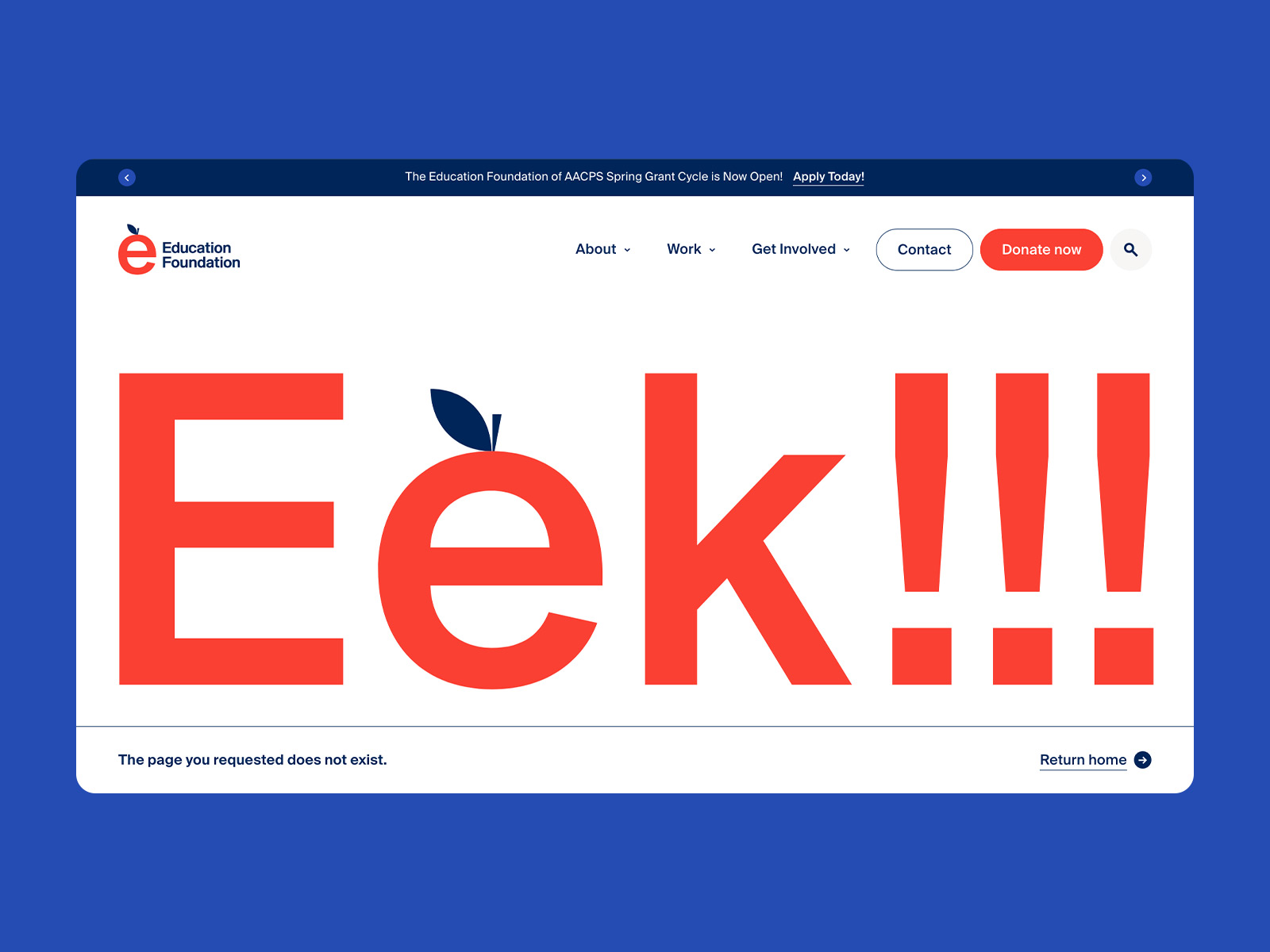 Education Foundation of AACPS - Awwwards Nominee
