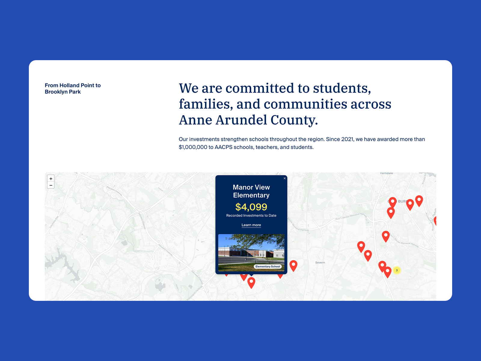 Education Foundation of AACPS - Awwwards Nominee