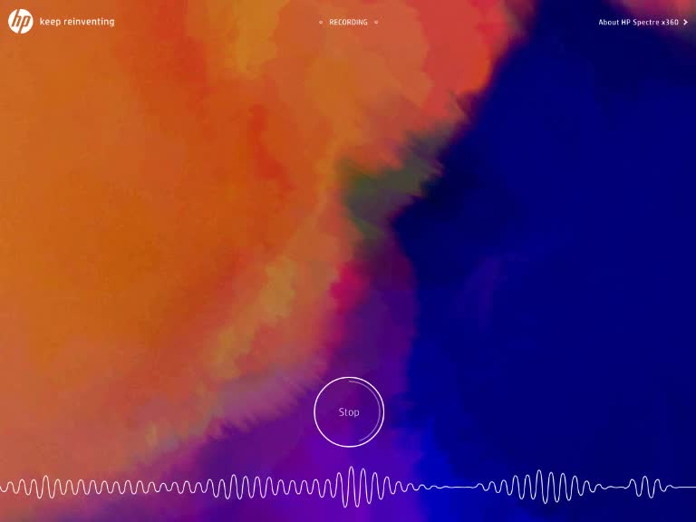 Audio Capture Artwork - Web Audio API and Audio Visualization - Awwwards