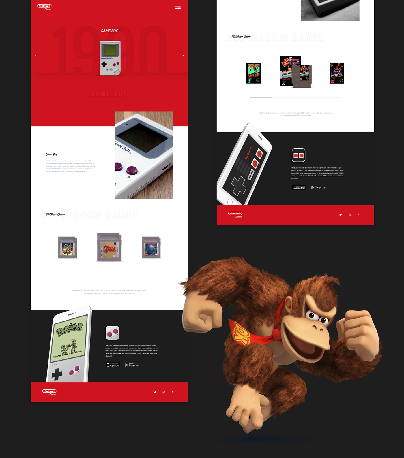 Nintendo Classics on Behance - Awwwards