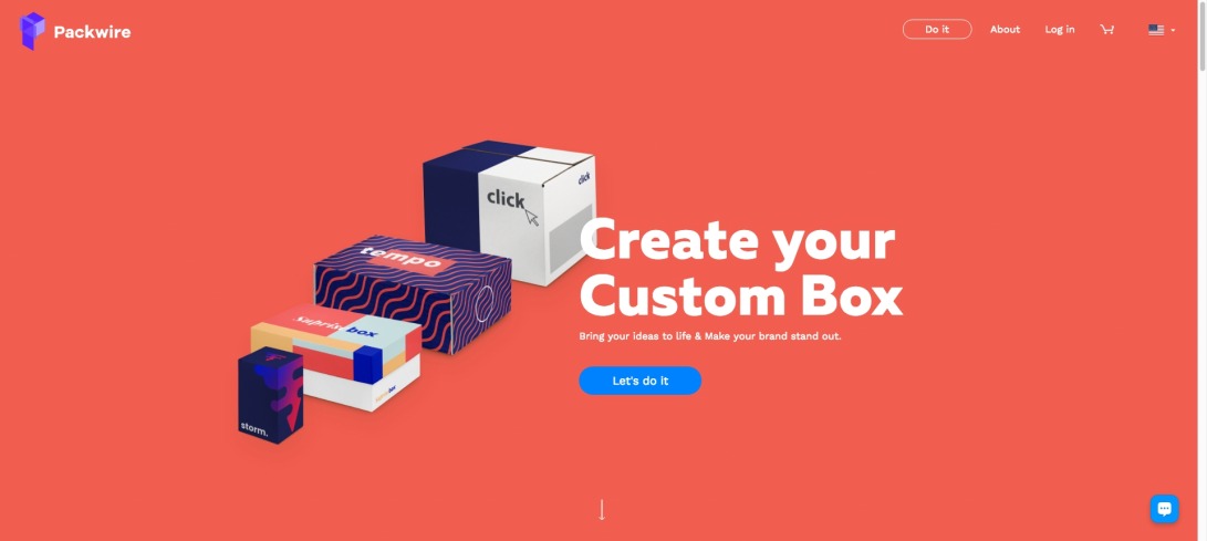 Design Custom Boxes & Packaging | Packwire - Awwwards