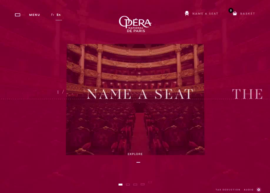 Horizontal navigation menu - Menu Inspiration - Awwwards