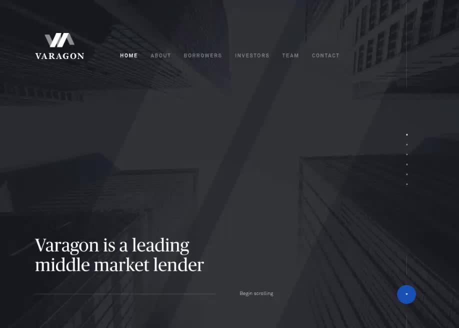 Varagon dot navigation - The Best of Navigation - Awwwards