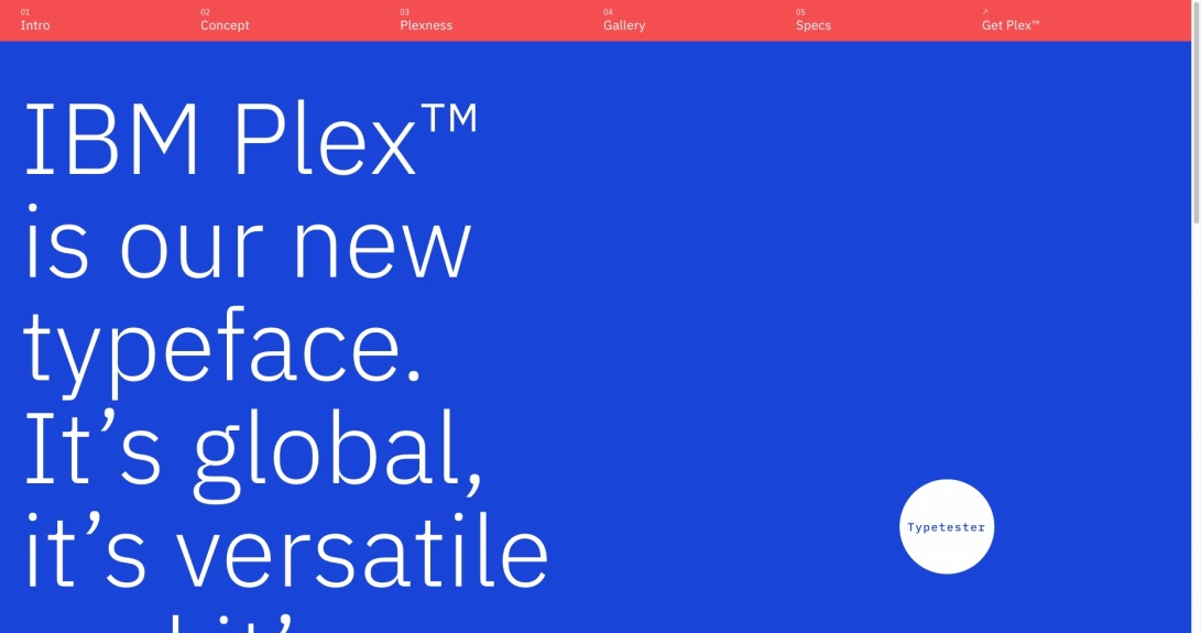 Introduction | IBM Plex - Awwwards