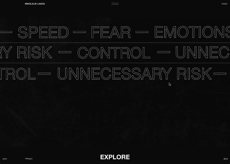 Rollover font animation - Niki Lauda - Hovers, Cursors and Cute ...