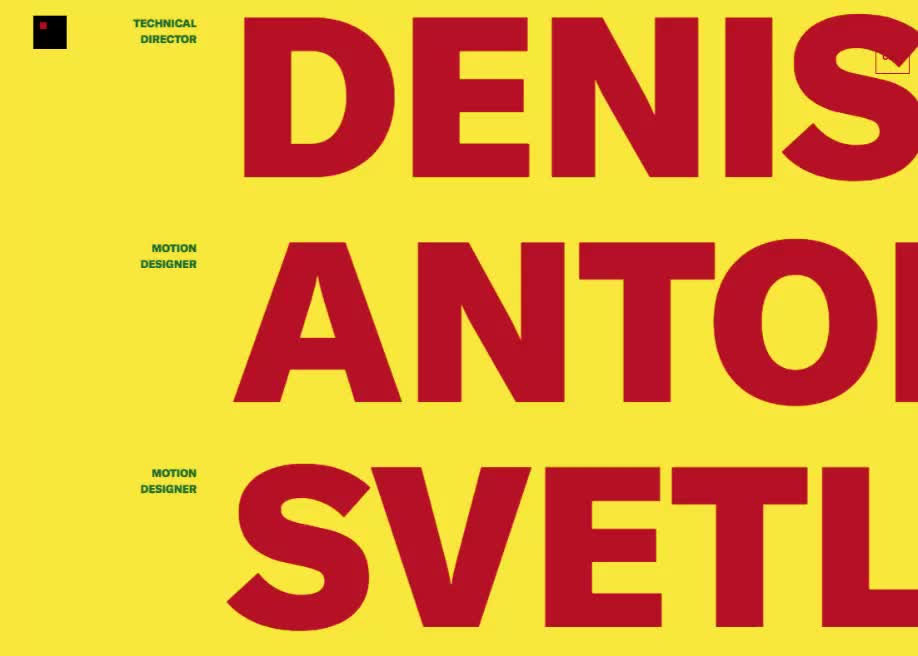 Color contrast typography text marquee - Square - Typography in Web ...