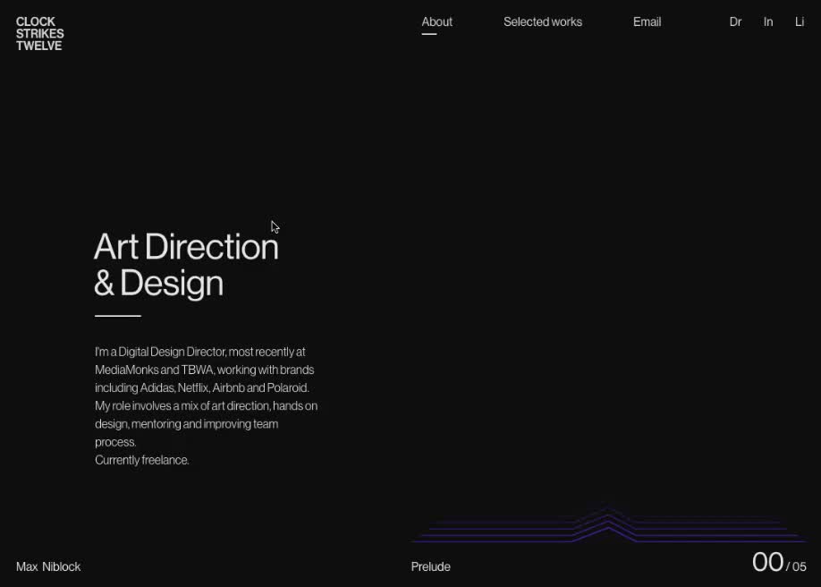 WebGL hover animation - Clock Strikes Twelve - Hovers, Cursors and Cute ...