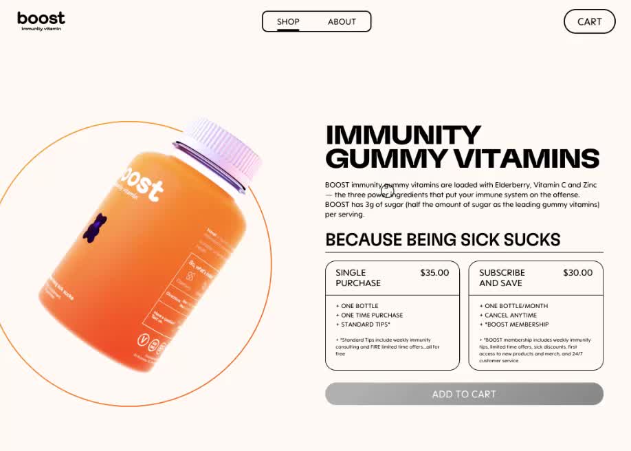 Ui Button Hover Gradient Boost E Commerce Awwwards