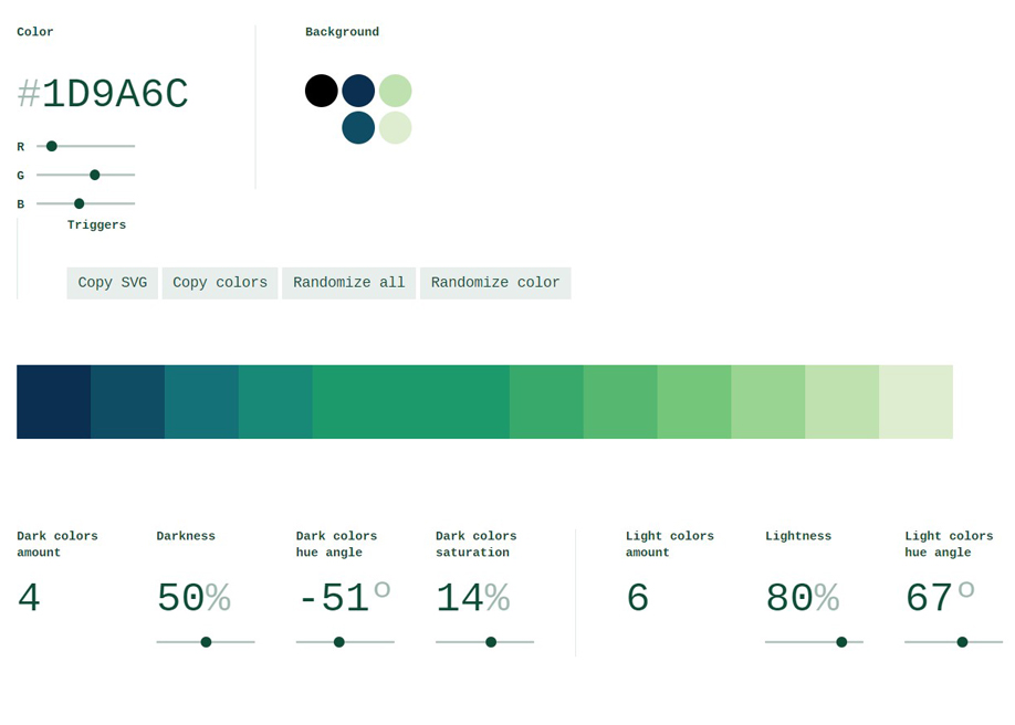 Scale Color Palette Generator Awwwards