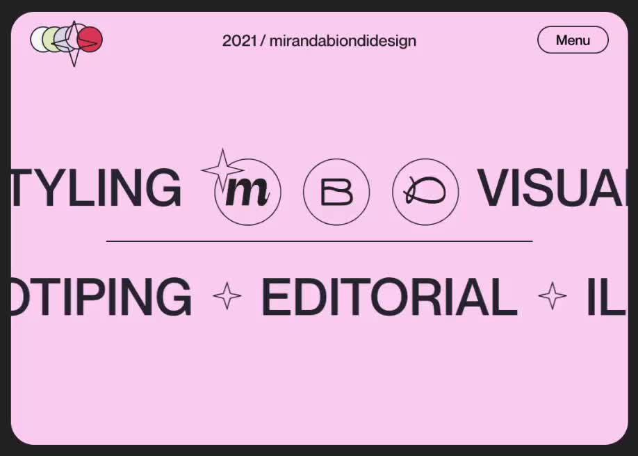 Miranda Biondi - Marquee text mouseover events - Text Marquee animation ...