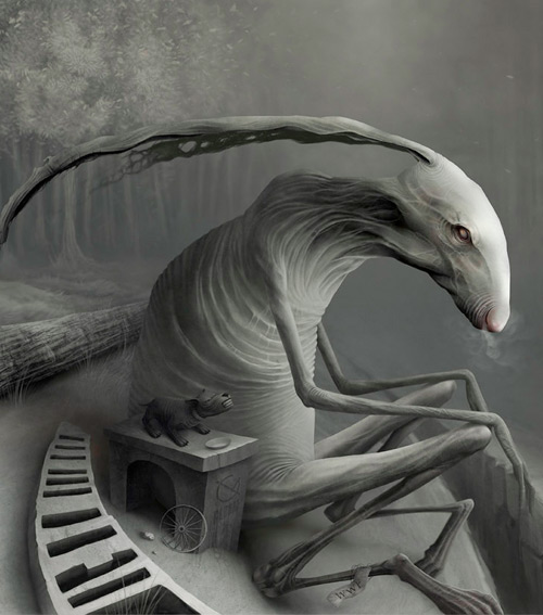 Anton Semenov: Disturbing and frightening illustrations