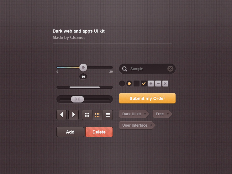 30 Free UI Kits