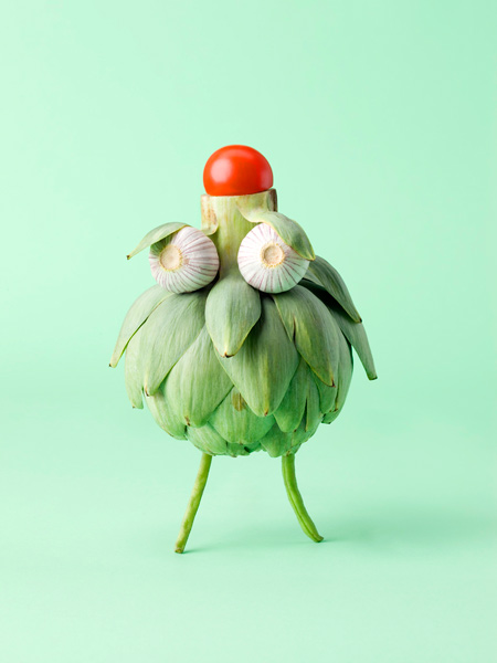 Carl Kleiner's Vegetable Figures Photographs
