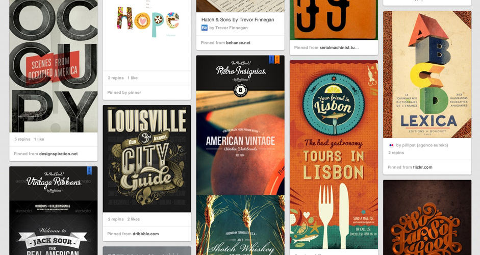 30+ Stunning Typography Pinterest Boards to Follow