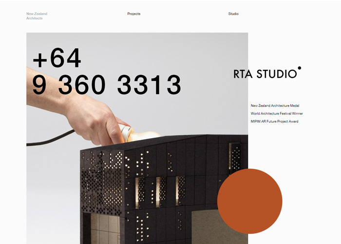 RTA Studio - Awwwards SOTD