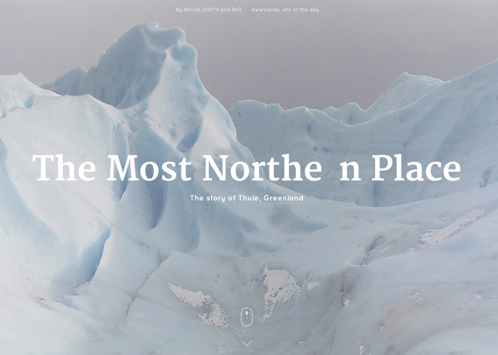 The Most Northern Place - Awwwards SOTD