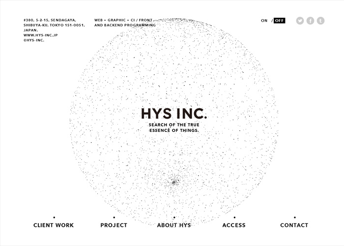 HYS INC. - Awwwards SOTD