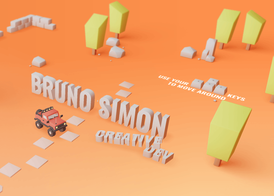 Bruno Simon - Portfolio Wins Site of the Month November