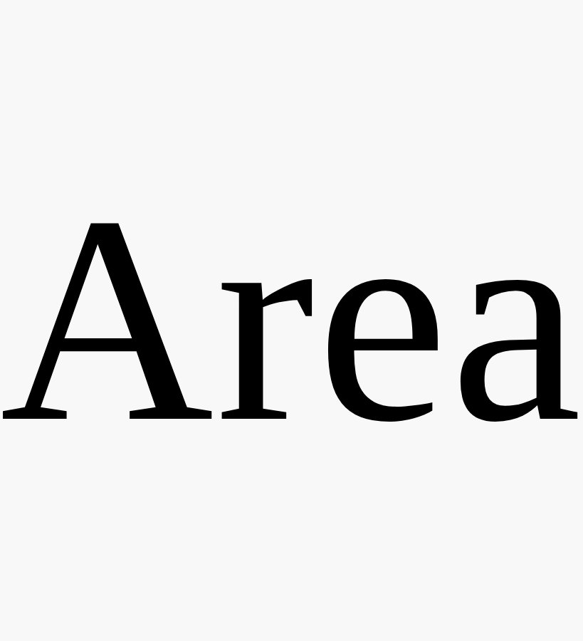 Area Web Font Specimen - Awwwards Honorable Mention