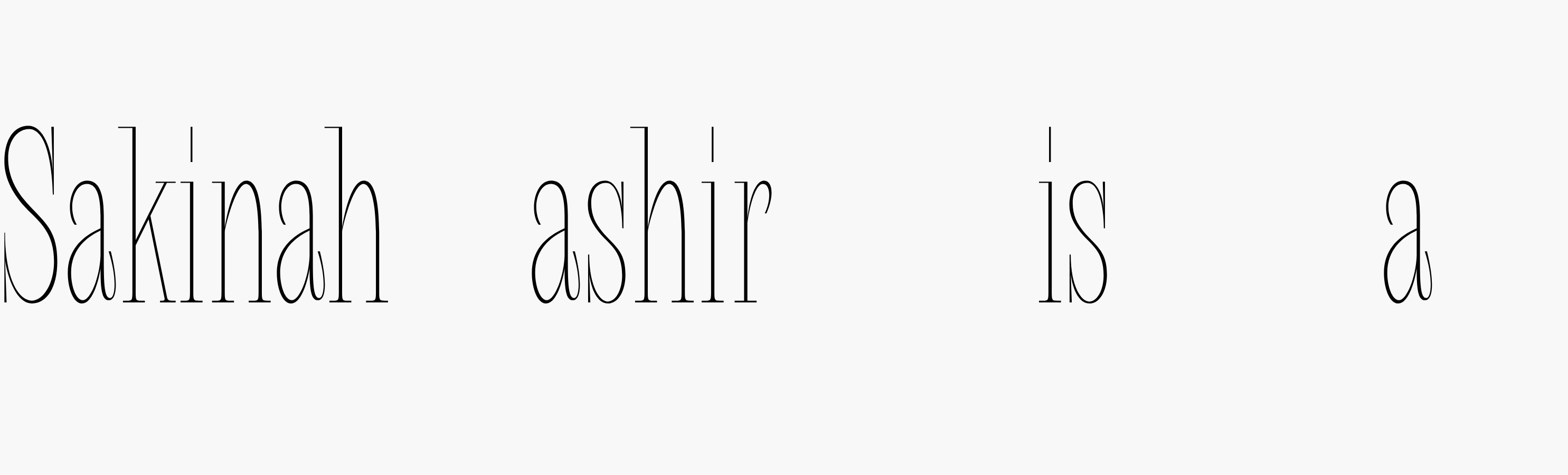 Sakinah Bashir - Awwwards Honorable Mention