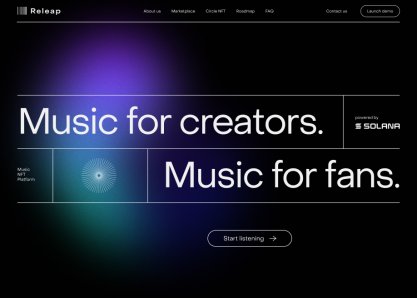 Best Music & Sound websites | Web Design Inspiration
