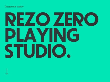 Rezo Zero - Awwwards