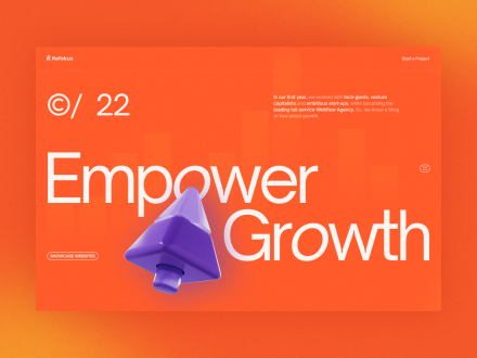 Best Orange websites | Web Design Inspiration