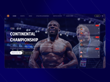 Best sports websites | Web Design Inspiration