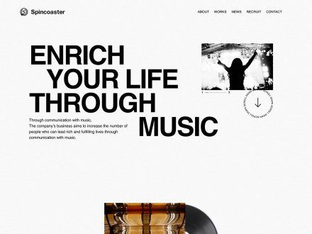 Best Music & Sound websites | Web Design Inspiration