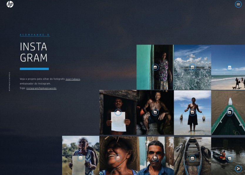 HP Magic Words - Awwwards SOTD