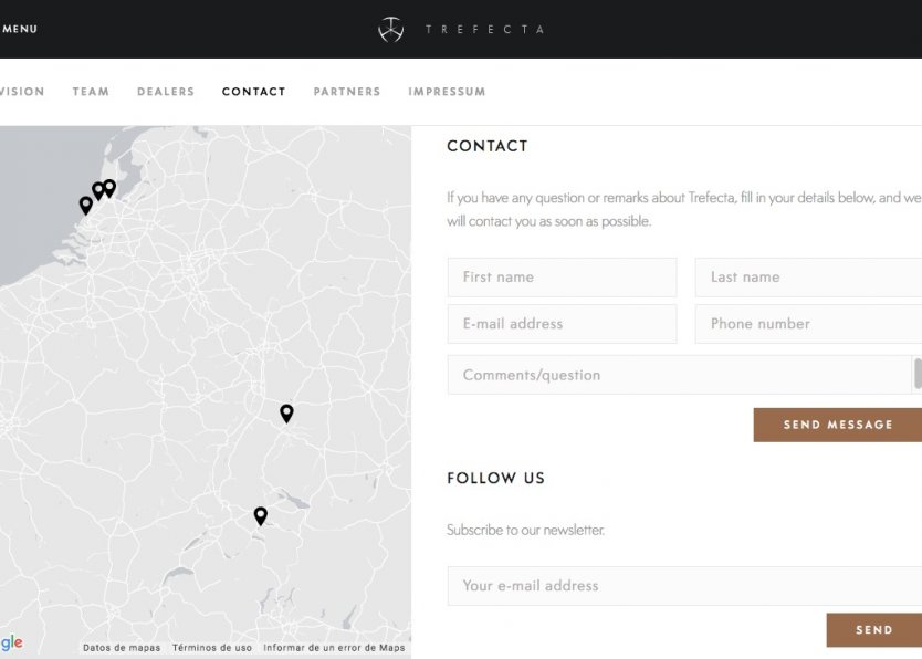 Contact Form based on Typography - Contact Pages - Awwwards