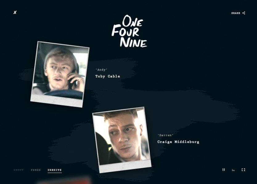 One Four Nine - Awwwards SOTD