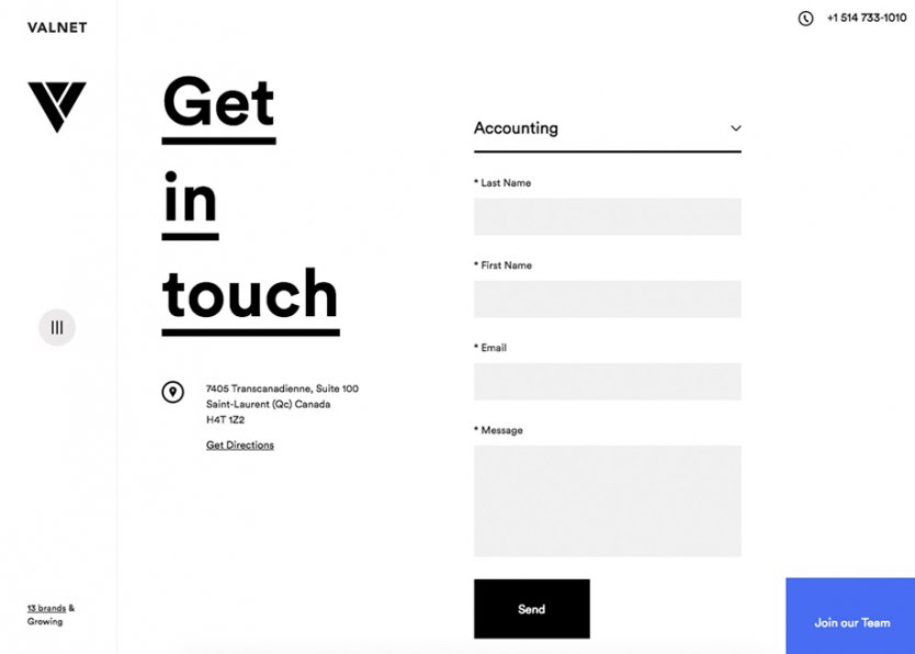 Contact form - Cobo - Forms & Semantic Forms - Awwwards