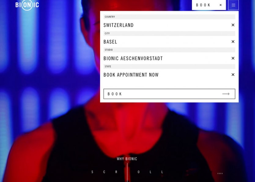 Menu trip - Mozgi scrolling navigation - The Best of Navigation - Awwwards