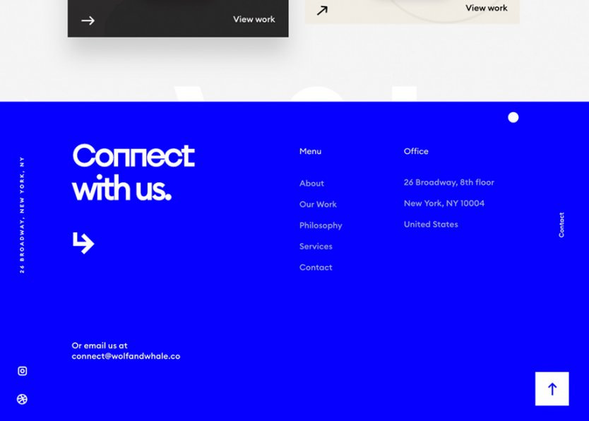 Konform agency portfolio footer design - Footer Design Best Practices ...