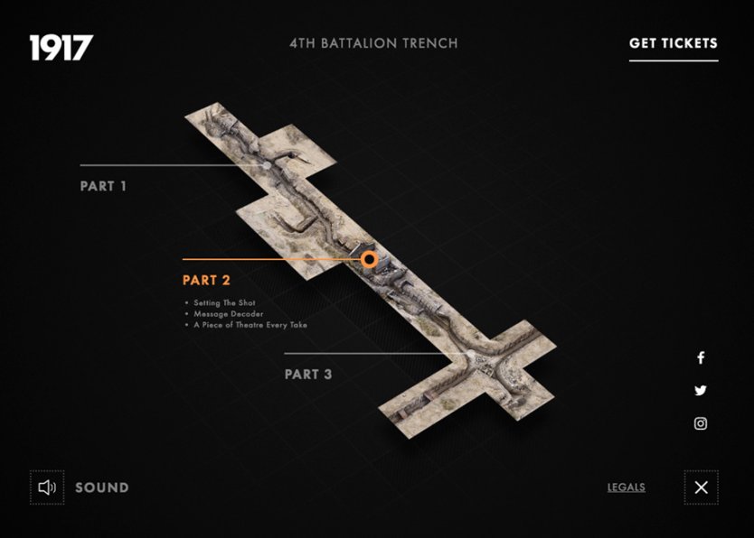 1917- Into the Trenches - Awwwards SOTD