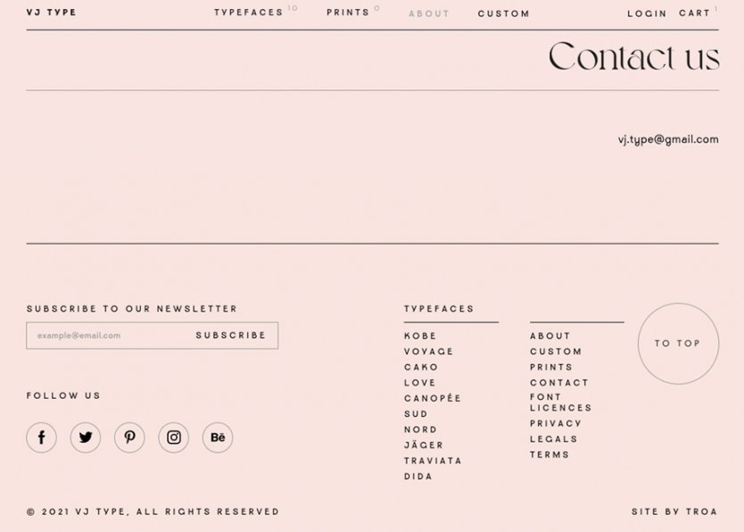 Chivi Chivi footer design - Footer Design Best Practices - Awwwards