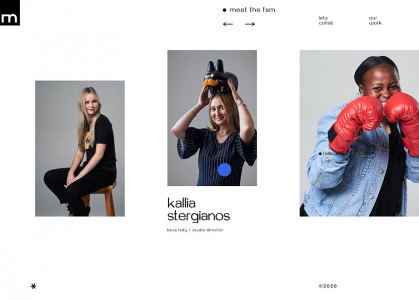 'Our Team' Animation at Home Page - Team & About Pages - Awwwards