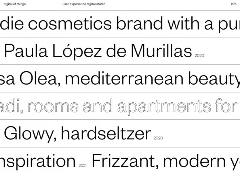Project list hover effects - Jacob Sutton - Hovers, Cursors and Cute Interactions - Awwwards