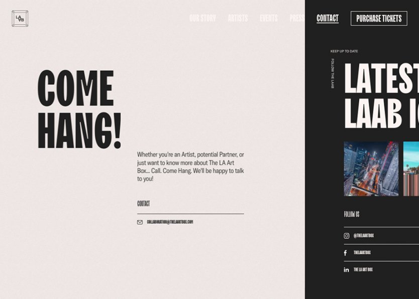 Contact Pages - Awwwards