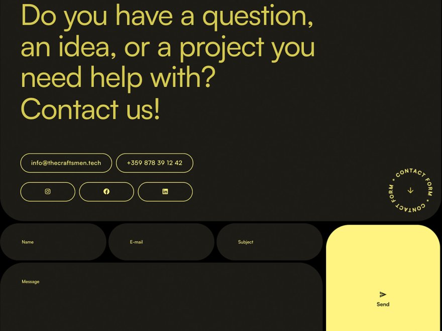 Contact Pages - Awwwards