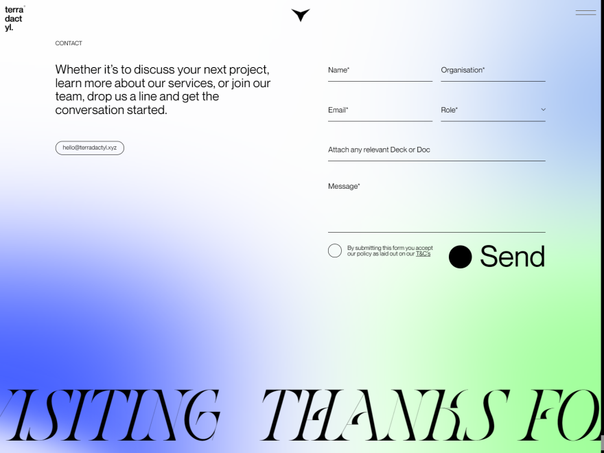 Contact Pages - Awwwards