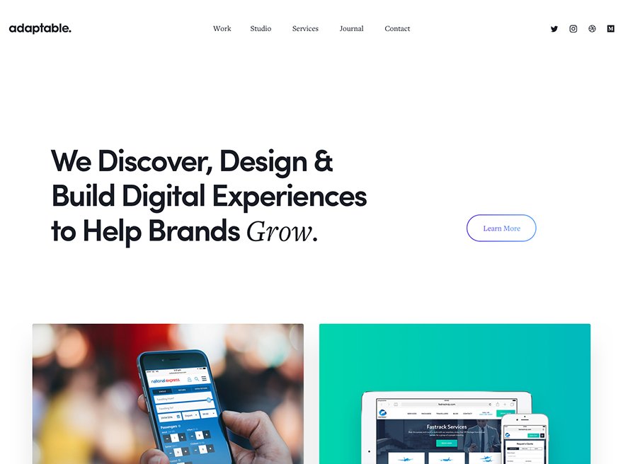 Adaptable - Awwwards