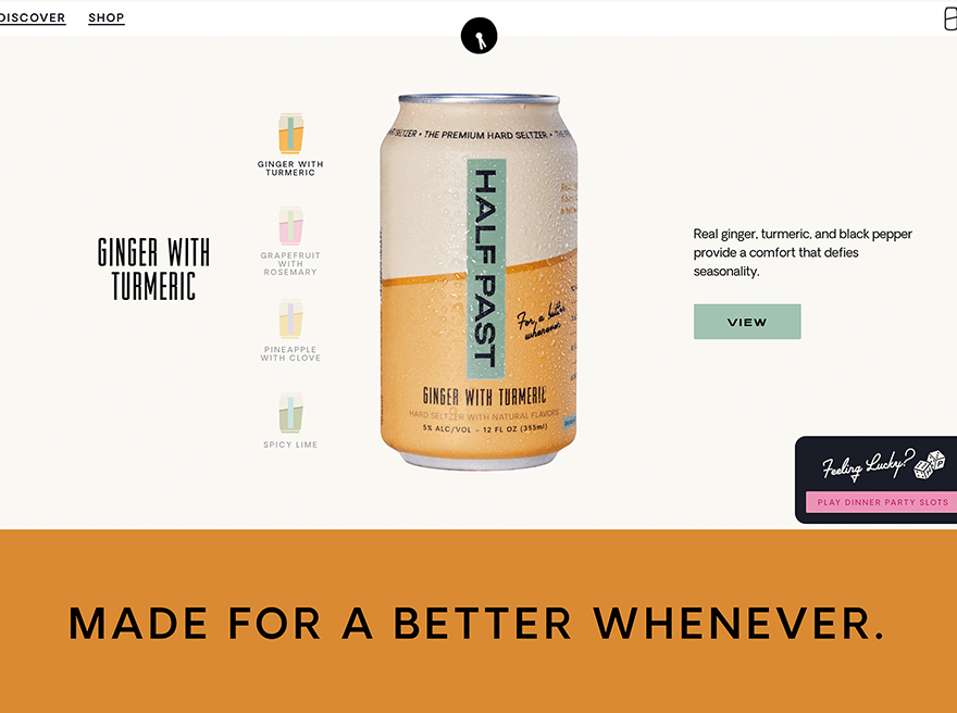 Websites using Adieu font - Awwwards