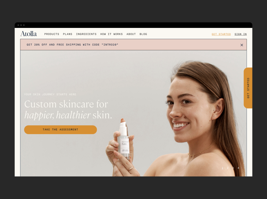 Websites using Cambon font - Awwwards