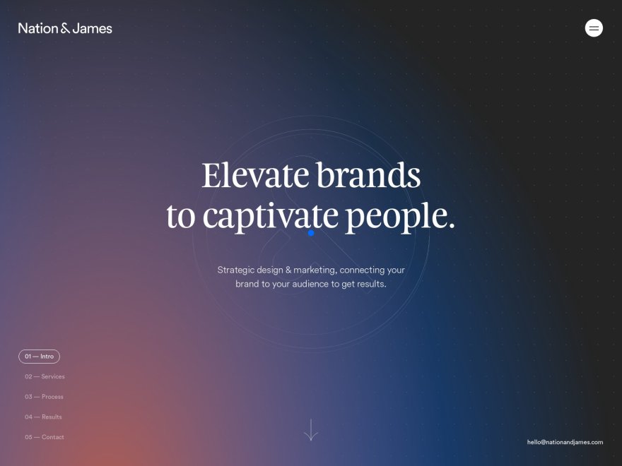 Best Vertical Menu Websites | Web Design Inspiration