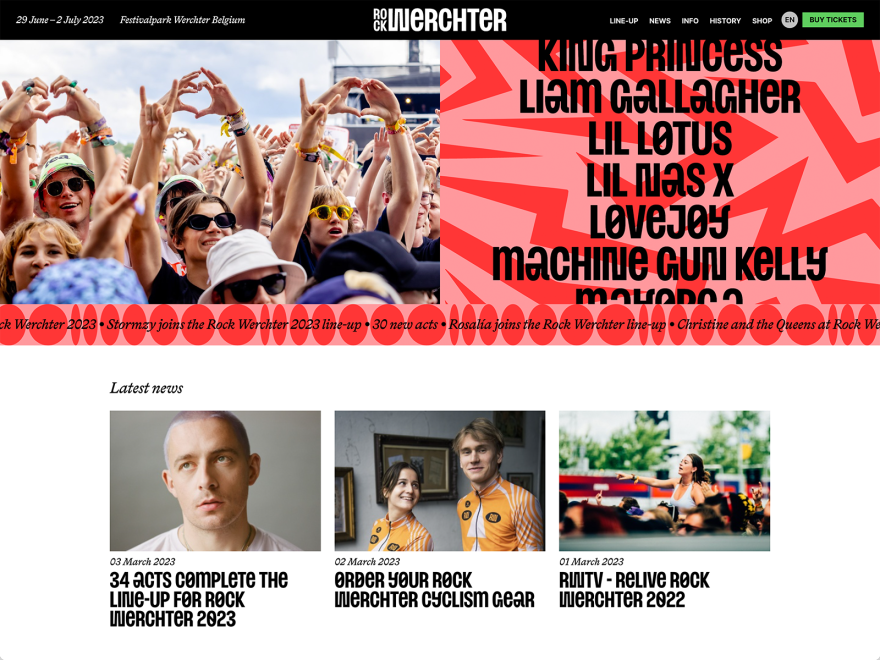 Best Music & Sound websites | Web Design Inspiration